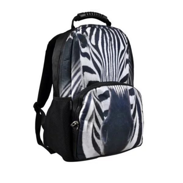 3D zebra print animal backpack college school rucksack bags - Xiamen ...